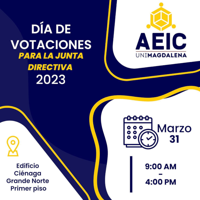Votaciones Junta Directiva AEIC Universidad del Magdalena